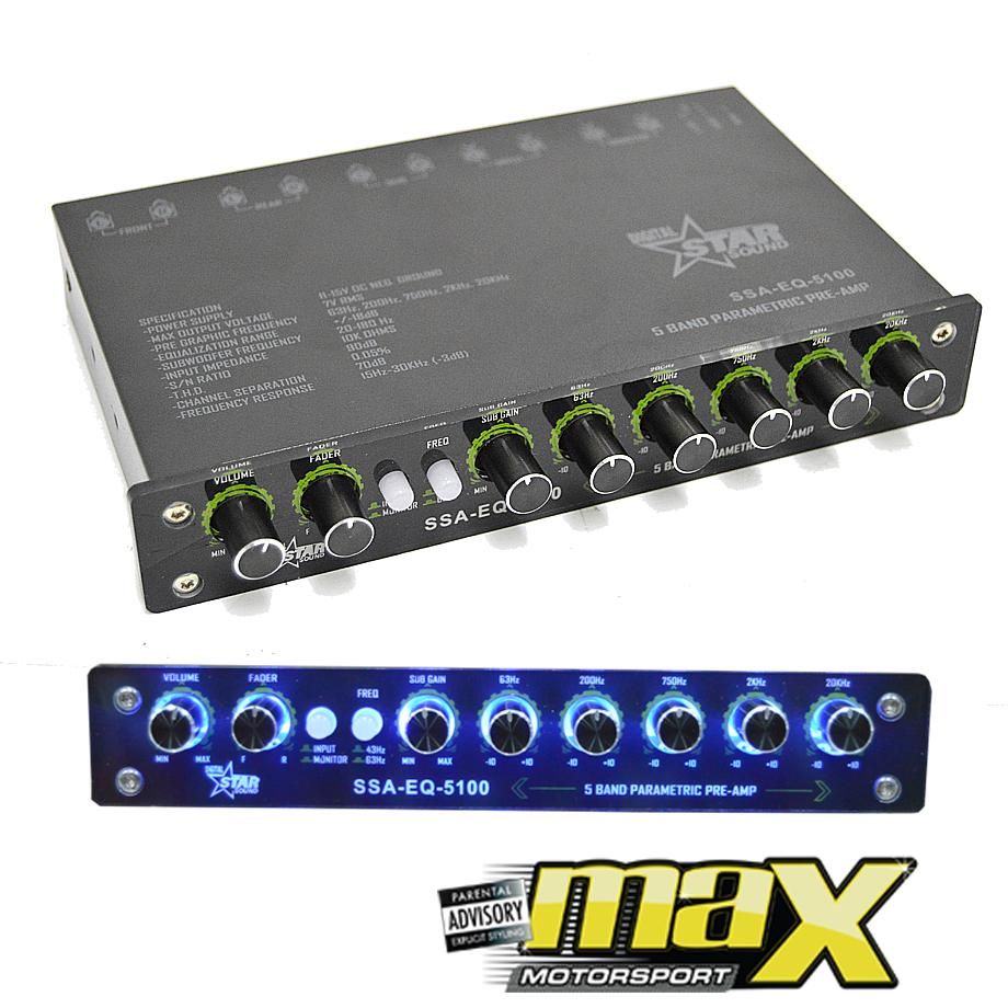 Star Sound 5 Band Equalizer – Max Motorsport
