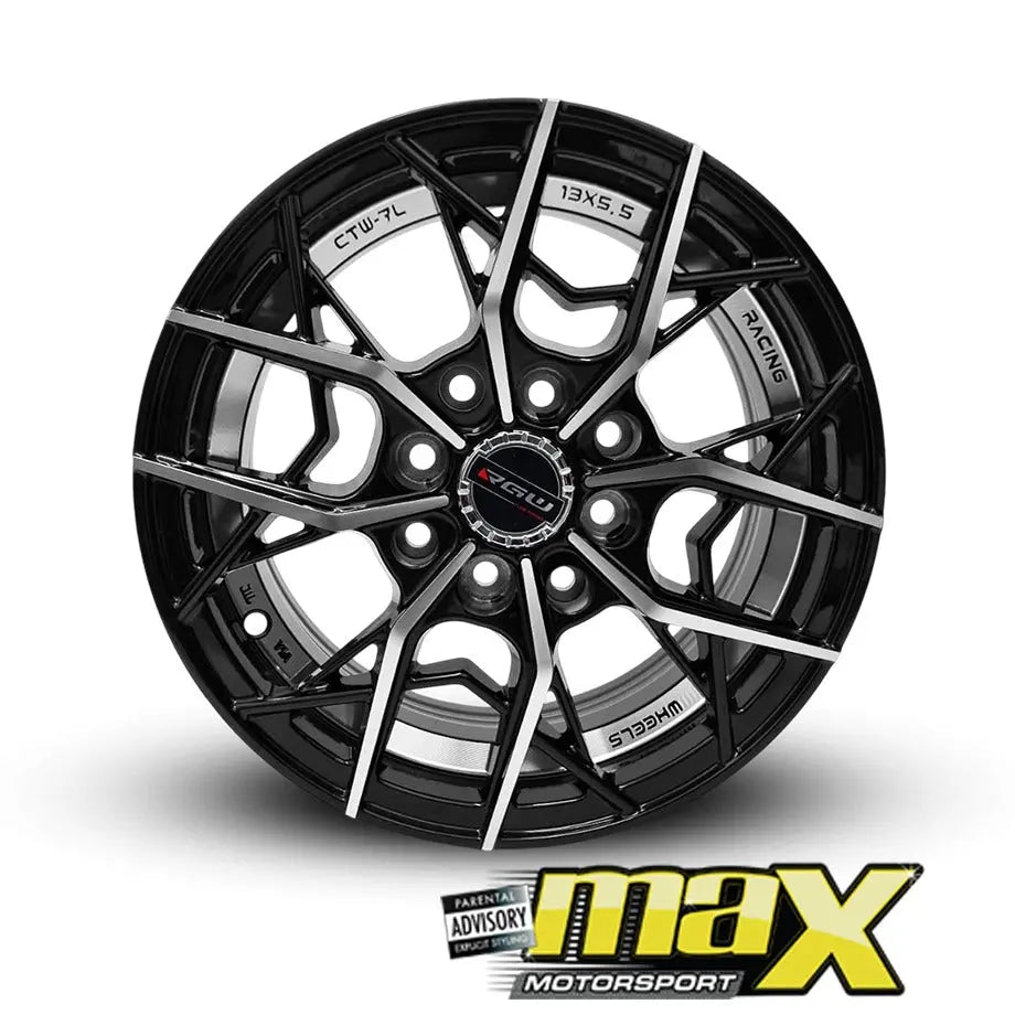 13 Inch Mag Wheel - MXFS03 RGW Wheel - (4x100/114.3 PCD) – Max Motorsport