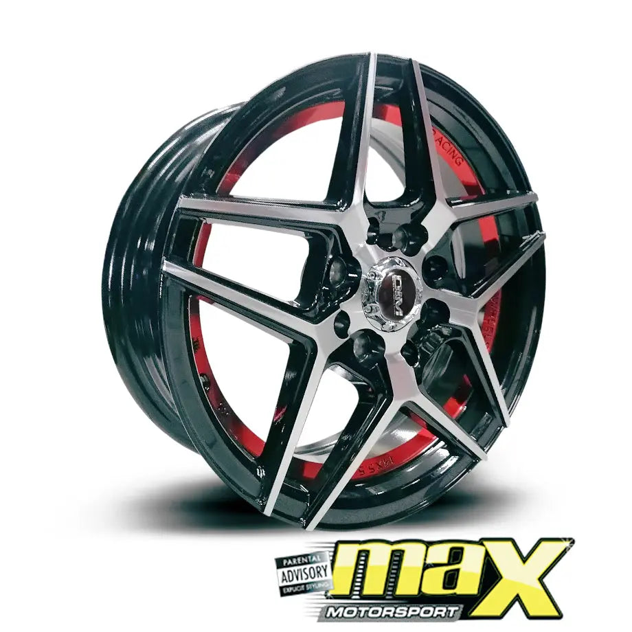 14 Inch Mag Wheel - MX149-14 Wheel - 4x100/114.3 PCD – Max Motorsport