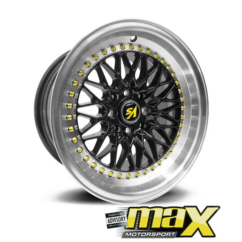 15 Inch Mag Wheel - MX4043 Work Wheels - 4x100 / 4x114.3 PCD – Max ...