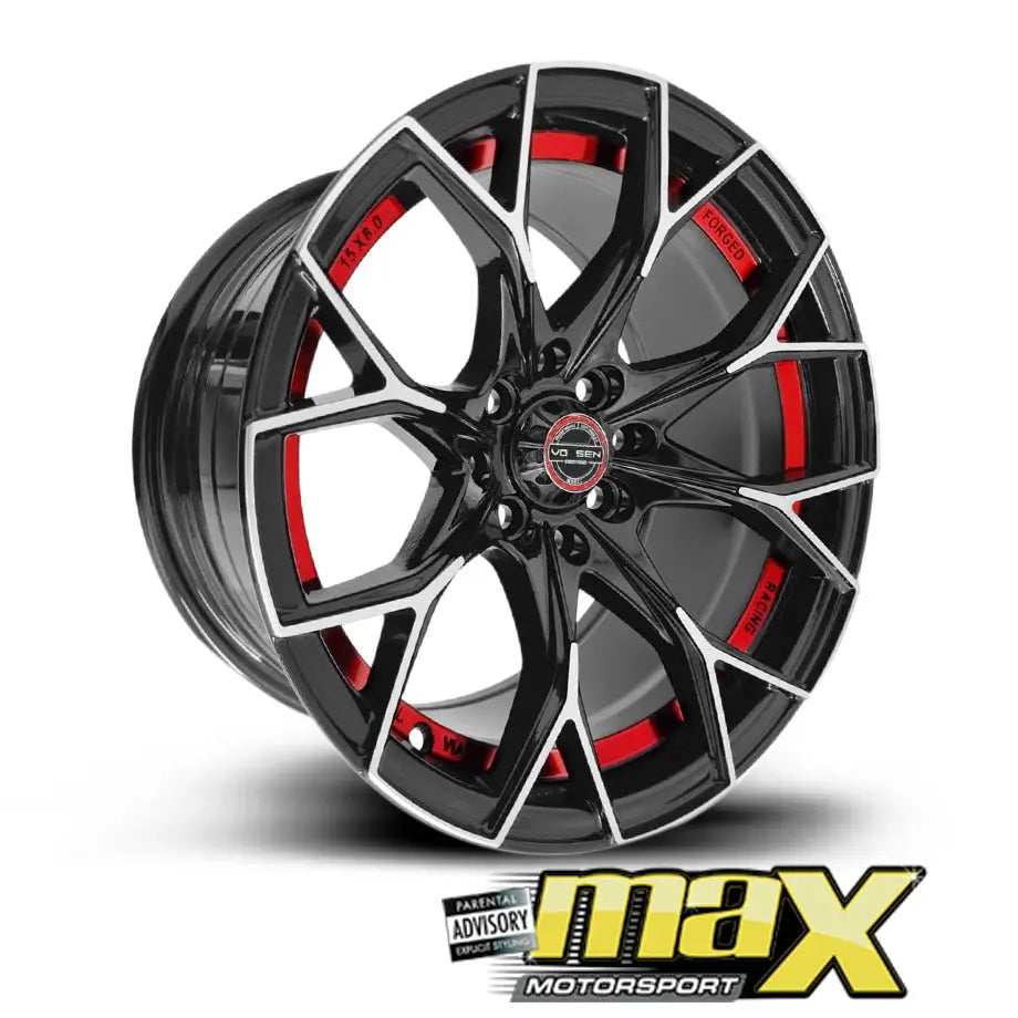 15 Inch Mag Wheel - MX145-RD VSN Concave Wheels (4x100/ 4x114.3 PCD ...