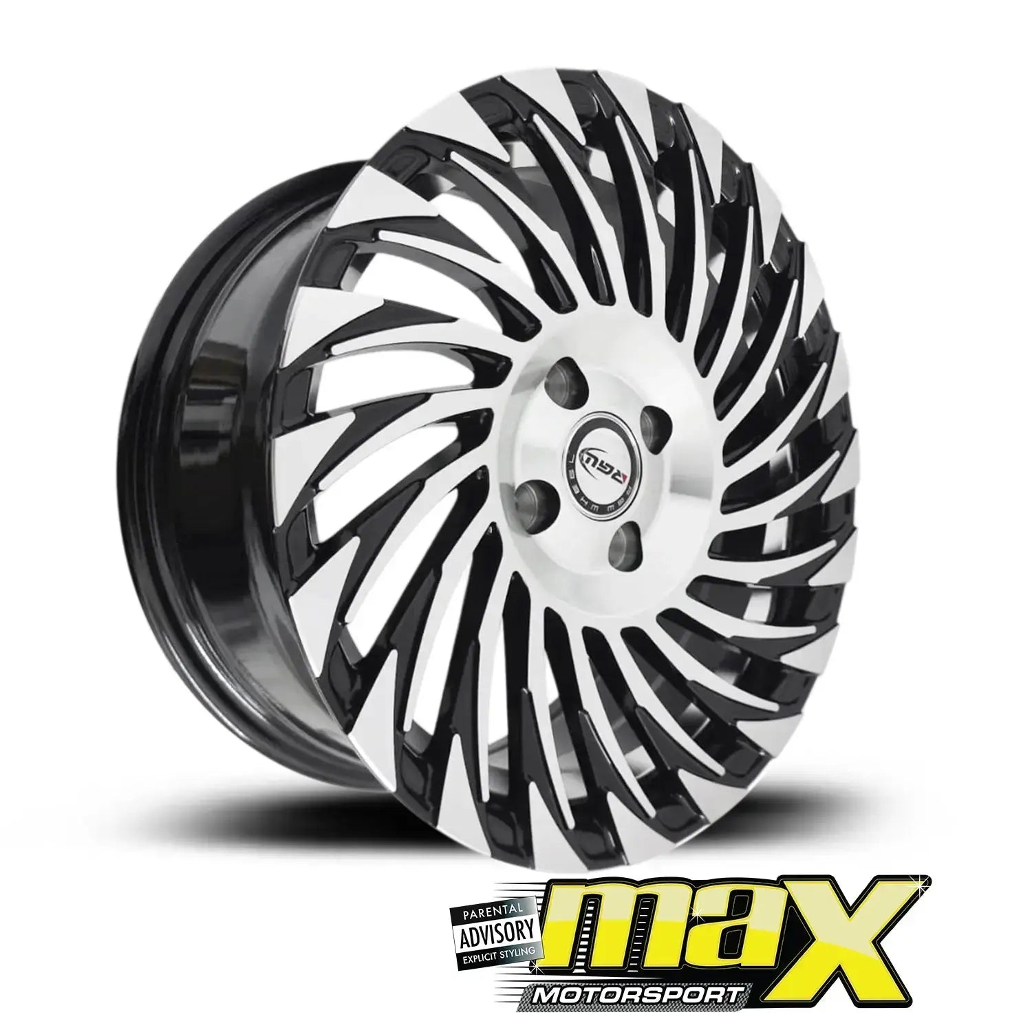 15 Inch Mag Wheel - MX415B Twist Wheel (4x100 PCD) – Max Motorsport