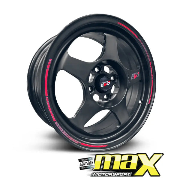 15 Inch Mag Wheel - MXRS36 EVO Style Wheel (4x100 PCD) – Max Motorsport