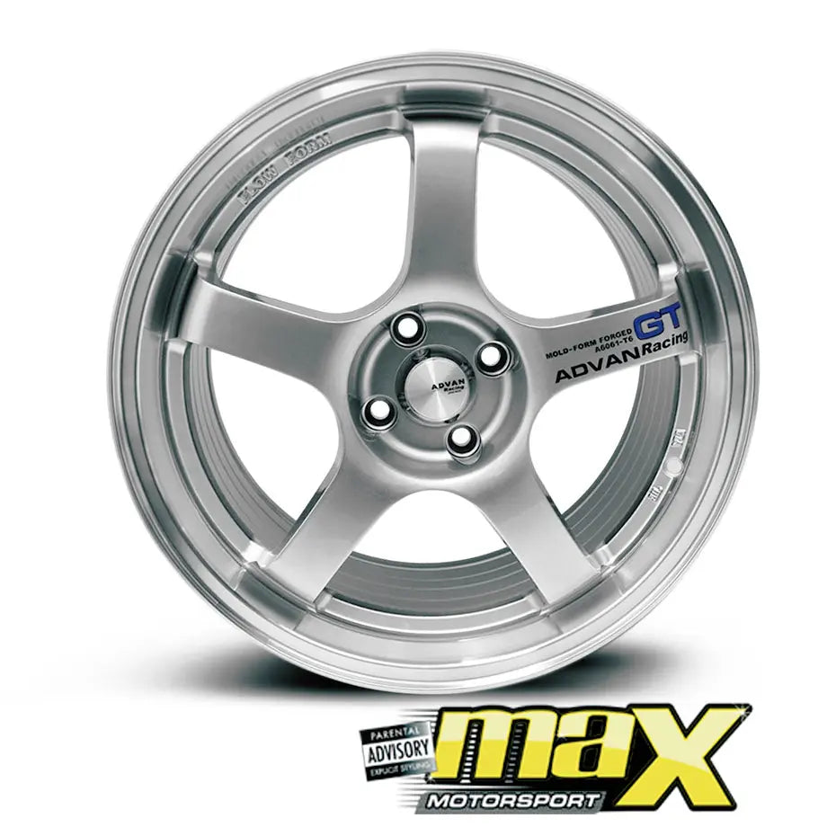 17 Inch Mag Wheel - MX512-17SL Advan GT Racing Style Wheel - 4x100 PCD – Max Motorsport