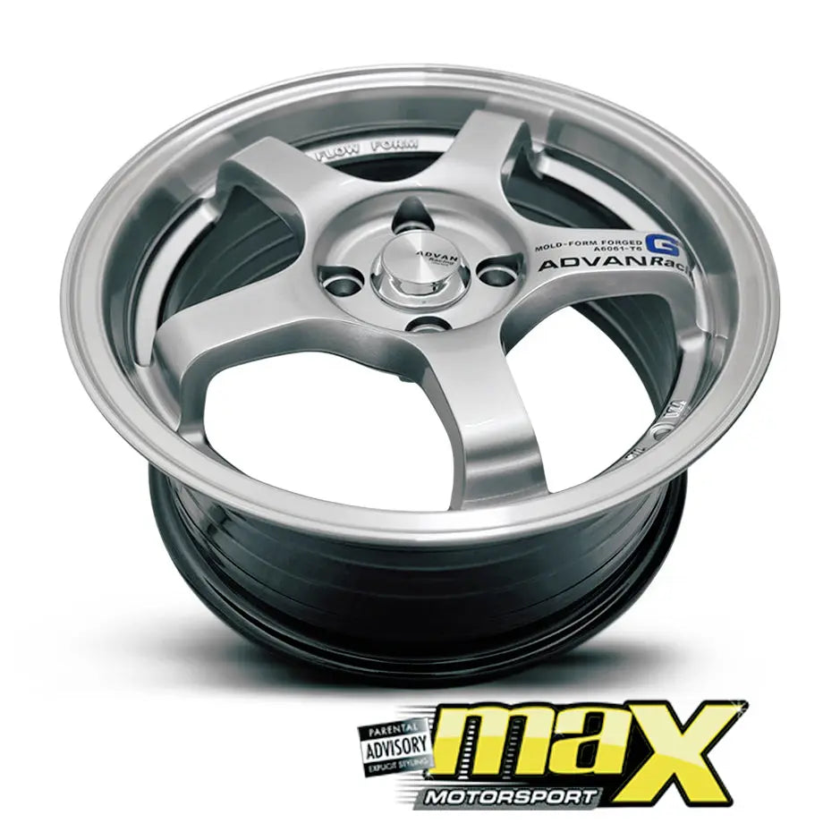 17 Inch Mag Wheel - MX512-17SL Advan GT Racing Style Wheel - 4x100 PCD – Max Motorsport
