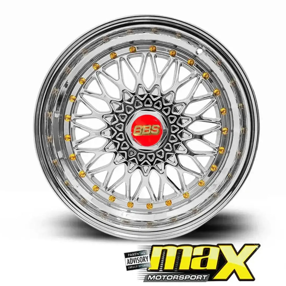 15 Inch Mag Wheel - MXBS01-15 Chrome BSS Wheel - 4x100 / 5x100 PCD ...