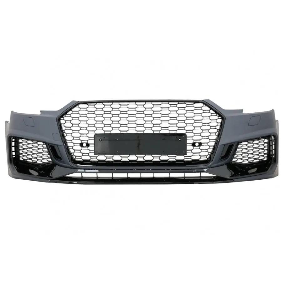 Audi A4 B9 (16-18) RS4 De-baged Style Plastic Upgrade Front Bumper ...