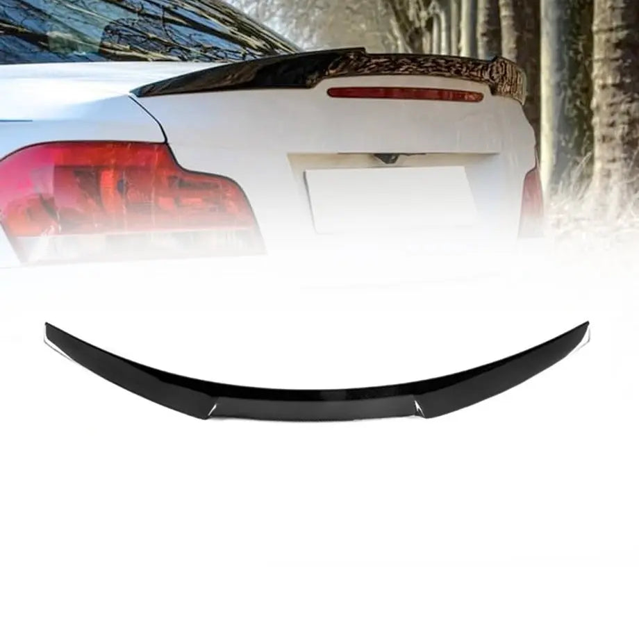 BM E82 1-Series M4-Style Gloss Black Boot Spoiler – Max Motorsport