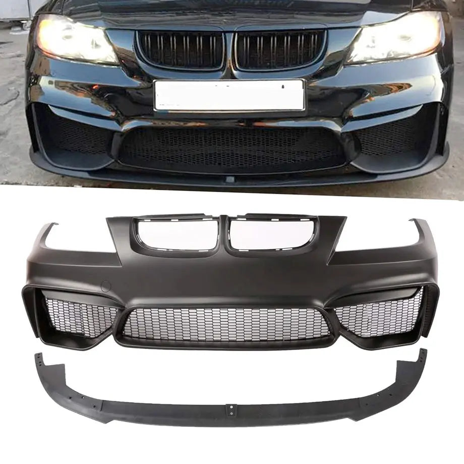 BM E90 Pre-Facelift (05-09) M4 Style Plastic Front Bumper – Max Motorsport