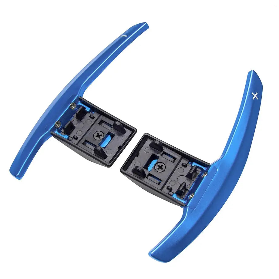 BM F-Series Aluminium Paddle Shift Extensions - Blue – Max Motorsport