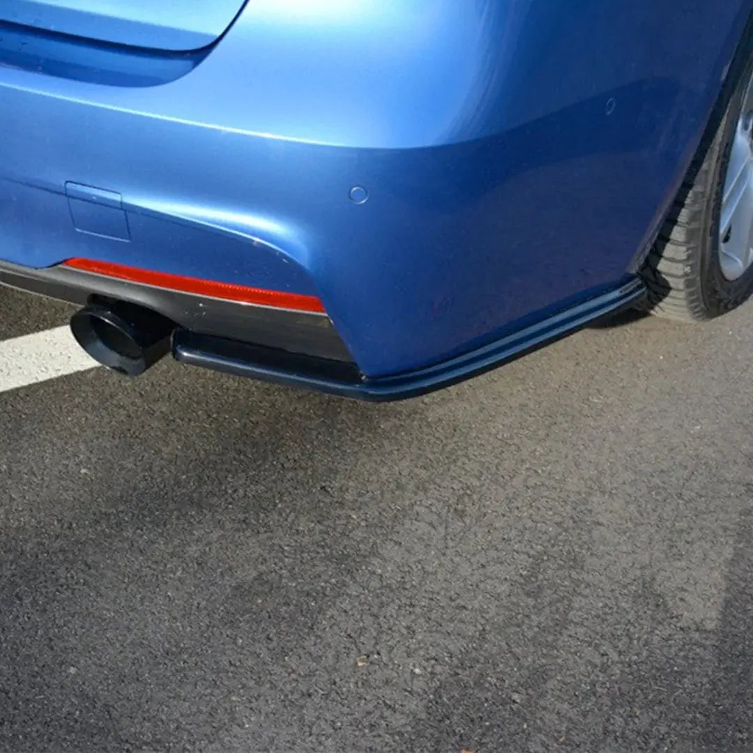 BM F30 3-Series Gloss Black Rear Bumper Splitters – Max Motorsport