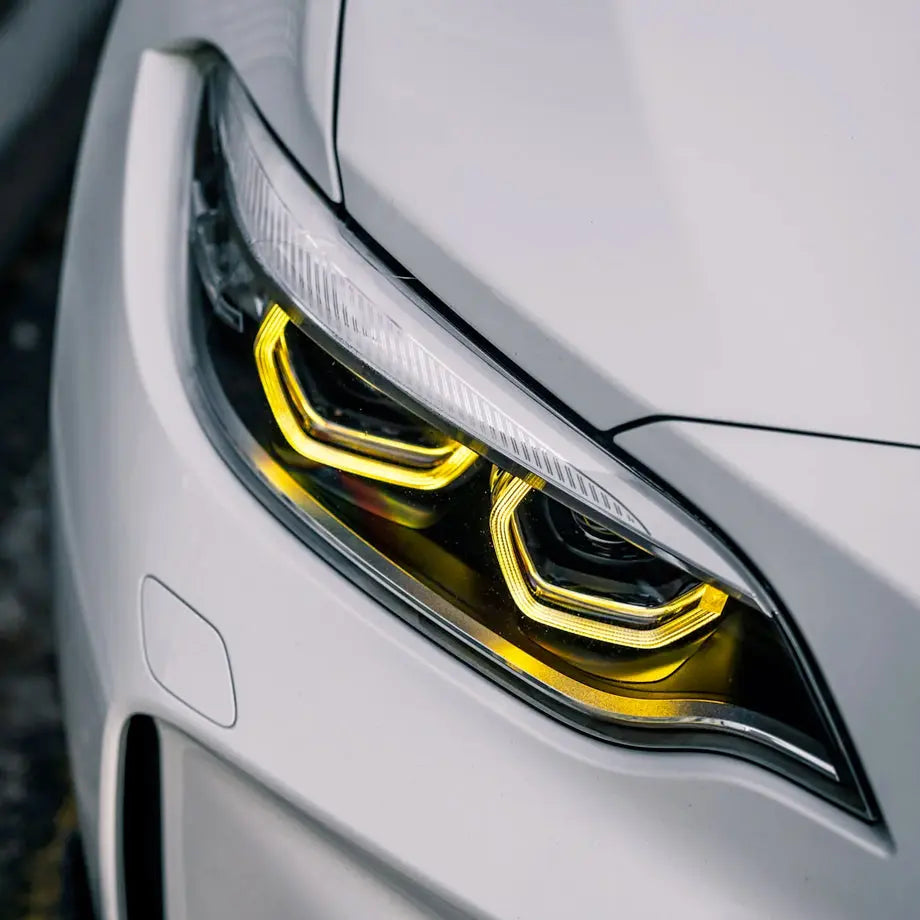 BM F87 M2 LCI (18-21) Lemon Yellow DRL LED Headlight Modules – Max ...