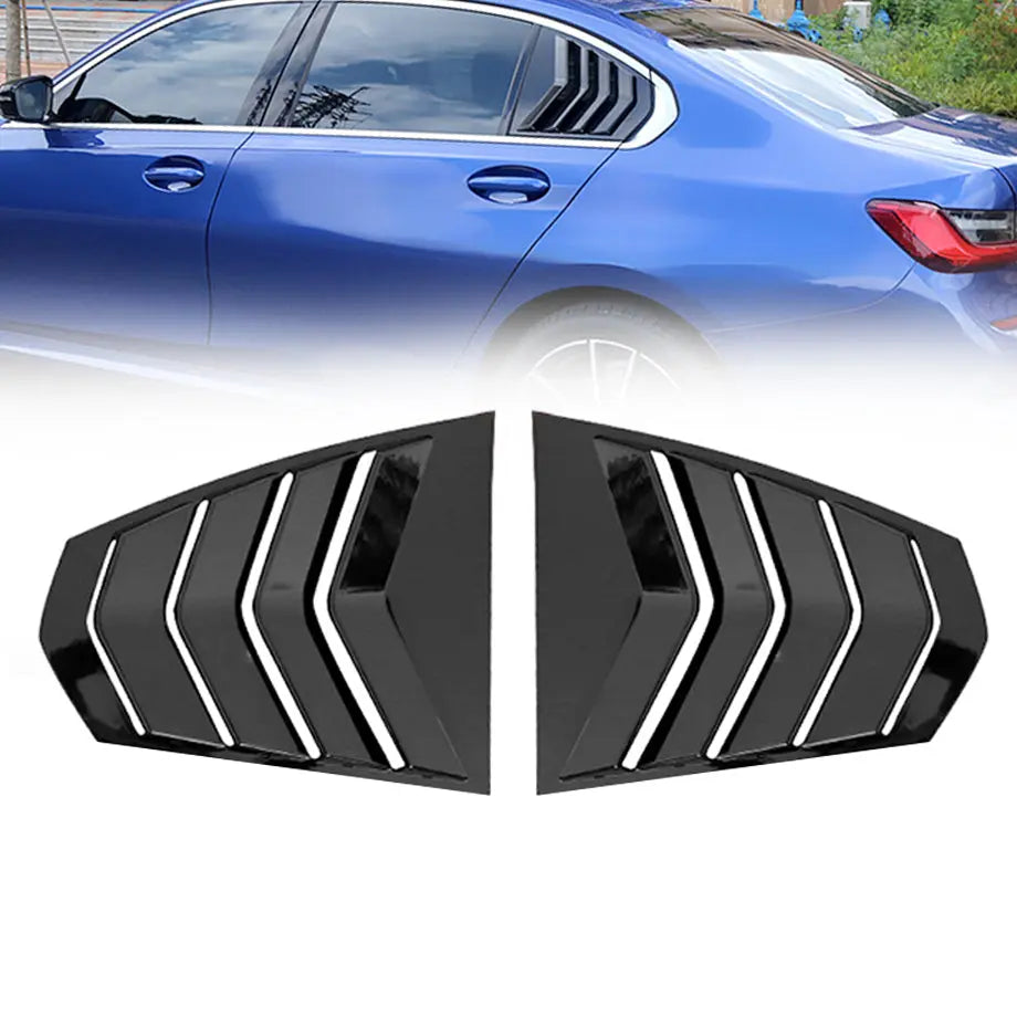 BM G20 3-Series Gloss Black Plastic Side Window Louver – Max Motorsport