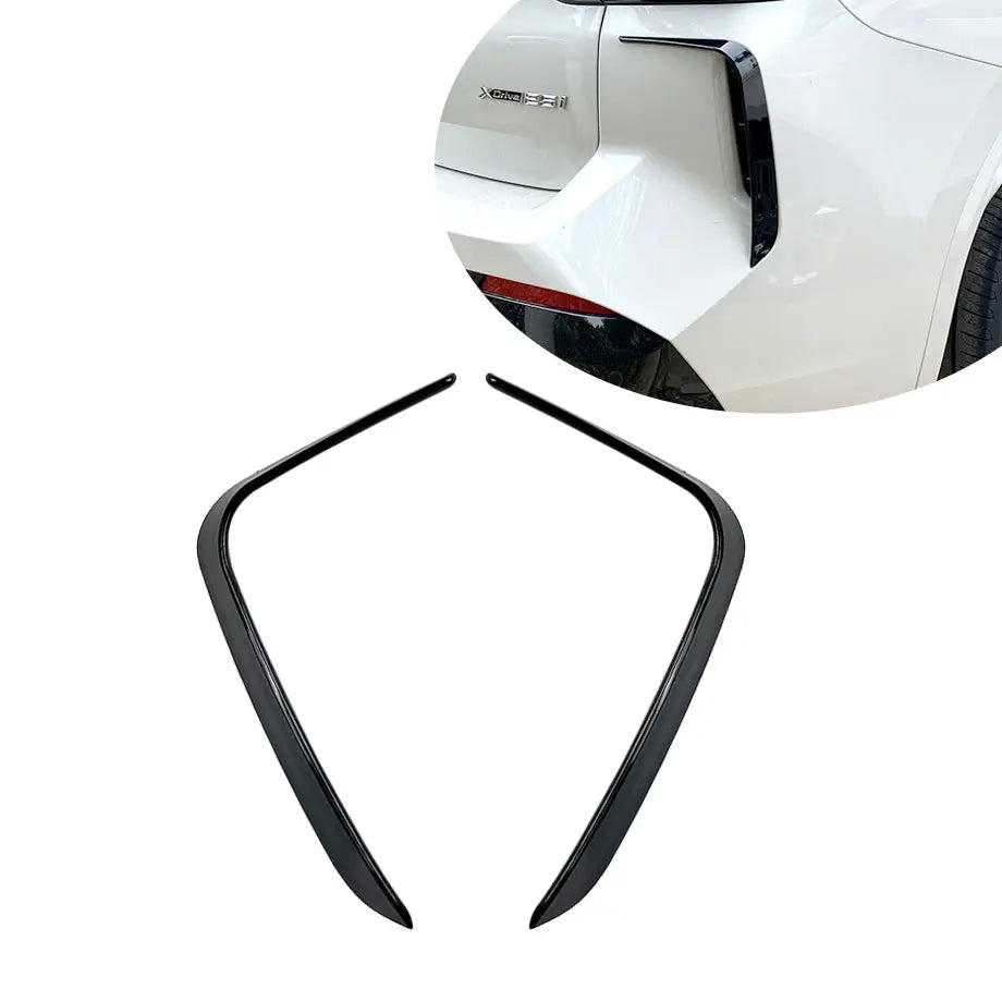 BM X3 G01 M-Sport Aero Style Gloss Black Rear Bumper Canards (22-On ...