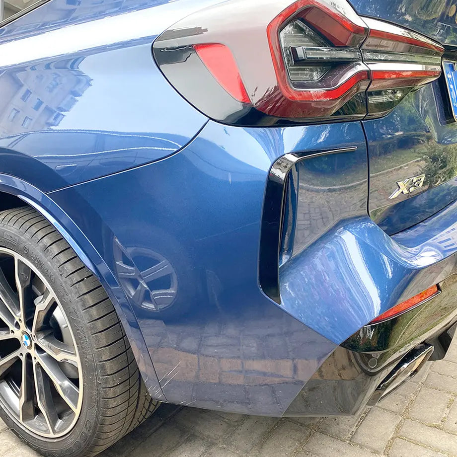 BM X3 G01 M-Sport Aero Style Gloss Black Rear Bumper Canards (22-On ...