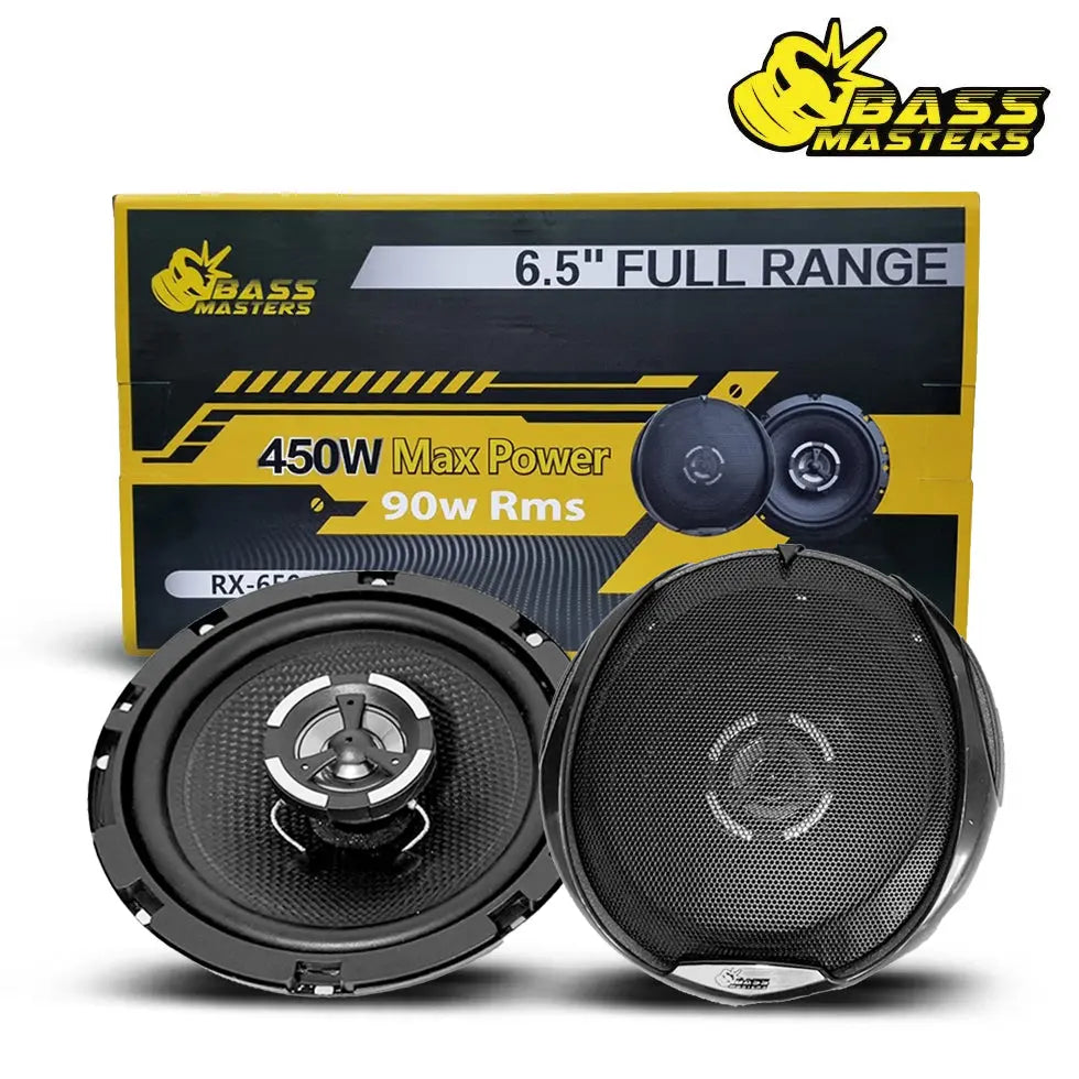 Bass Masters RX-650 6.5" Full-Range Mids - 450W – Max Motorsport