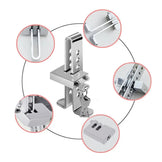 Universal Anti-Theft Stainless Steel Brake / Clutch Foot Pedal Lock Ki ...