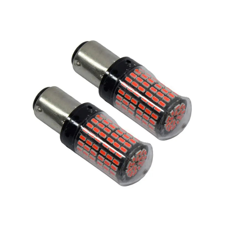 Double Contact 144 LED Bulbs – Red (pair) – Max Motorsport
