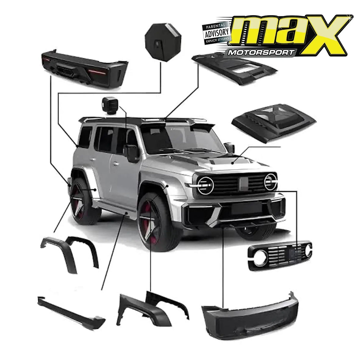 GWM TANK 300 (24-On) Mars City Body Kit – Max Motorsport