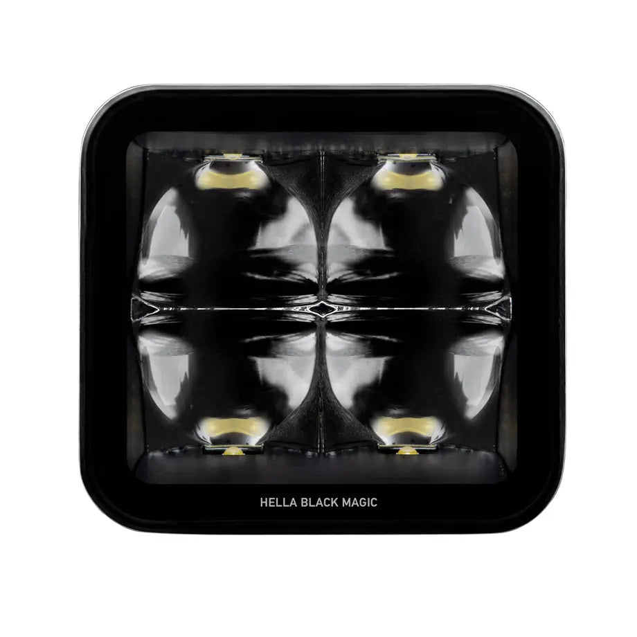 Hella Black Magic 3.2" Cube LED Spot Light Kit – Max Motorsport