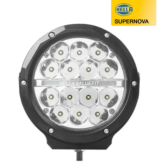 Hella ValueFit 6 Inch Supernova LED Spot Light Kit With Wiring Harness ...