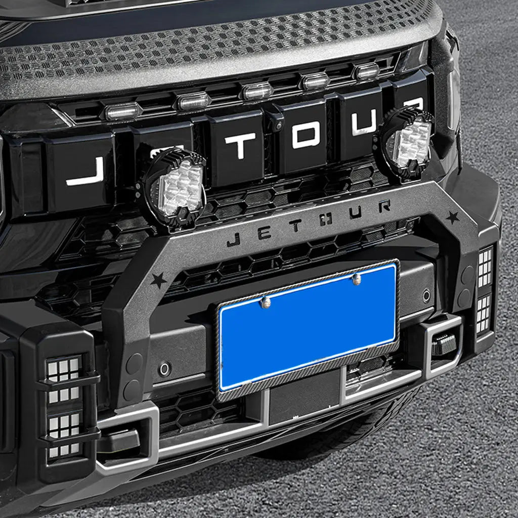 Jetour T2 (25-On) Front Bumper Brush Guard Bull Bar With Logo – Max ...