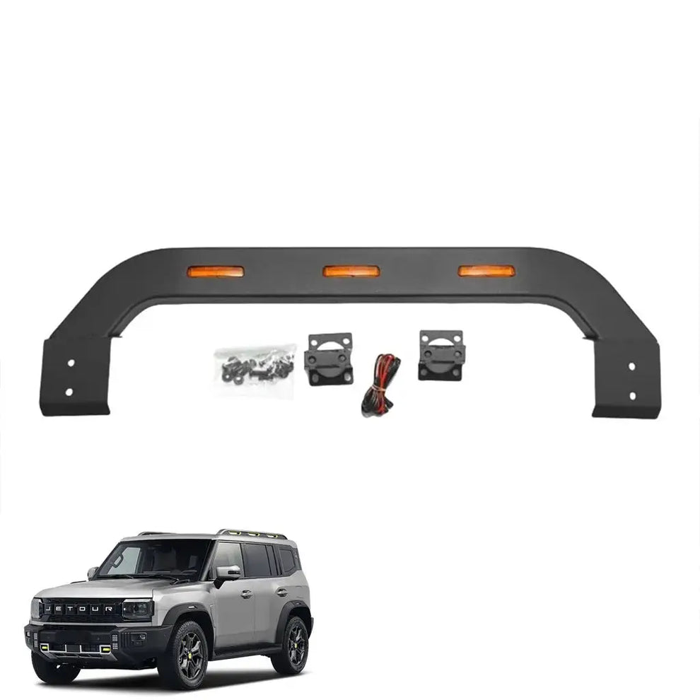 Jetour T2 (25-On) Front Bumper LED Brush Guard Bull Bar – Max Motorsport
