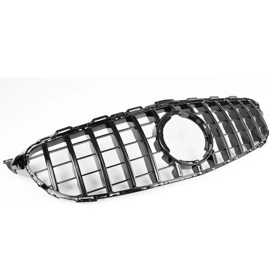 Merc W205 GTR Panamericana Style Gloss Black Upgrade Grille (14-18 ...