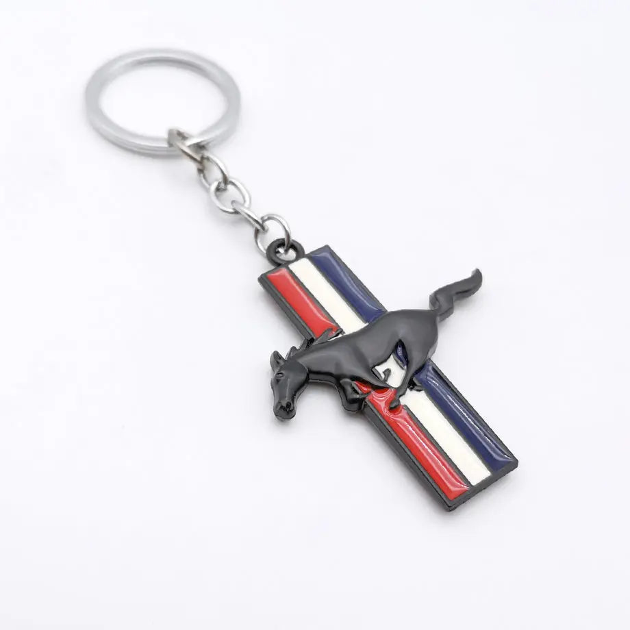 Mustang Branded Running Horse Key Ring (Black) – Max Motorsport