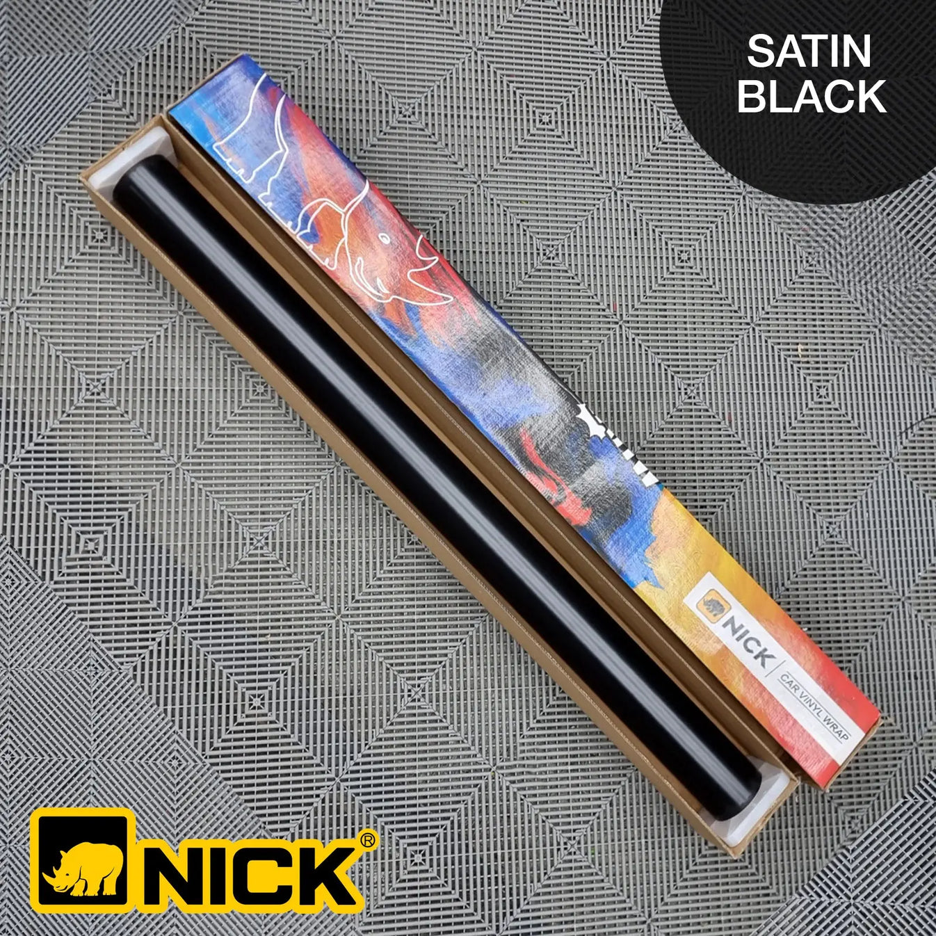 Nick Premium Vinyl Wrap Film - Satin Black – Max Motorsport