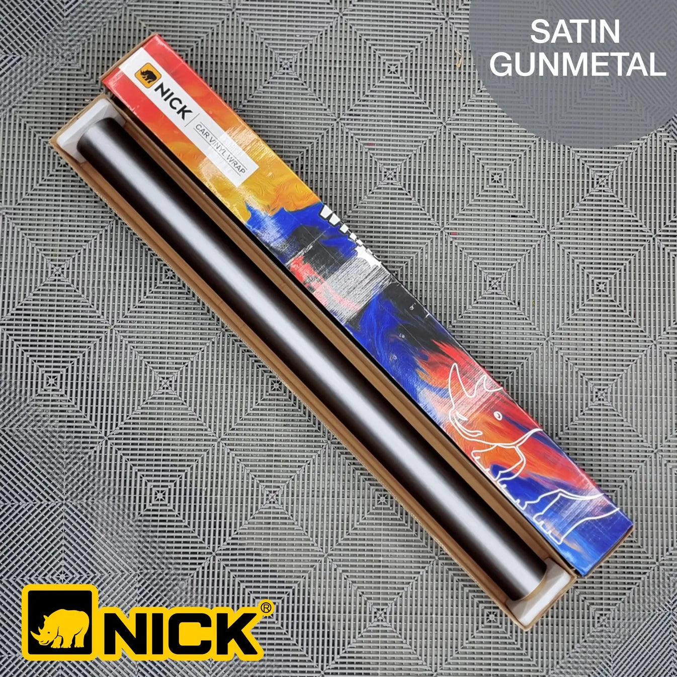 Nick Premium Vinyl Wrap Film - Satin Gunmetal – Max Motorsport