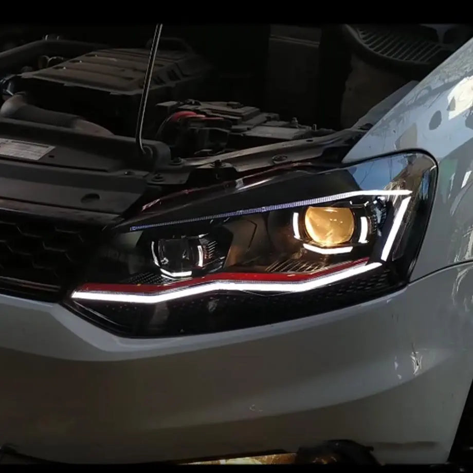Polo 8 AW Style Projector Headlight - Suitable To Fit VW Polo 6 (10-On – Max Motorsport