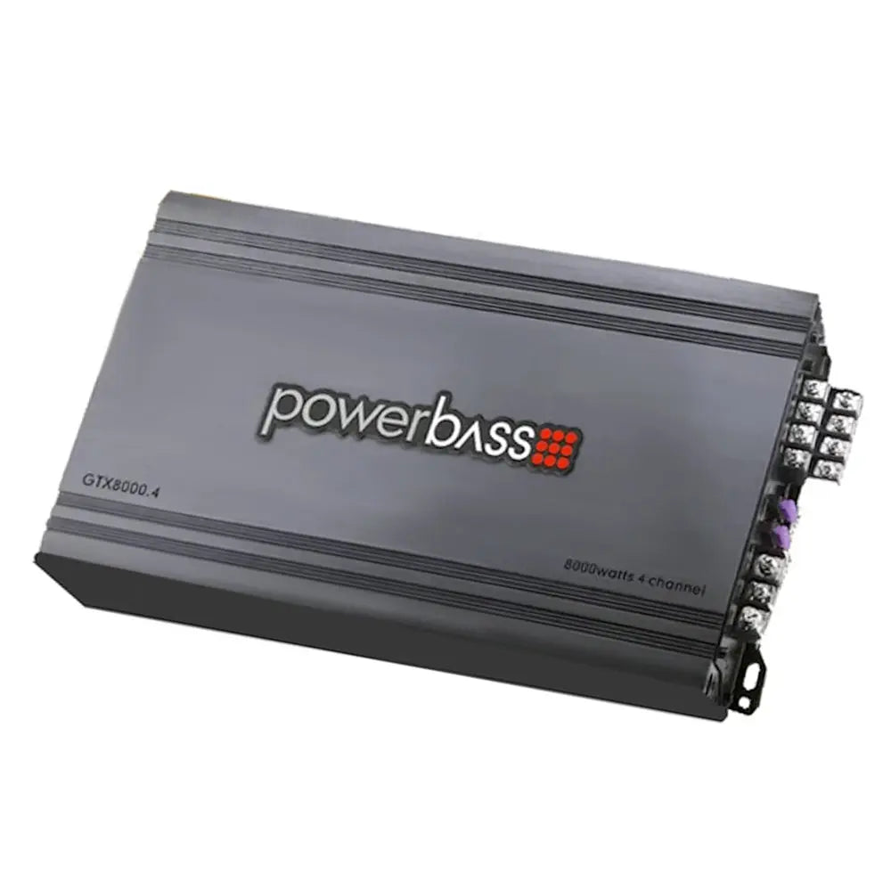 Powerbass GTX8000.4 4-Channel Amplifier (8000W) – Max Motorsport