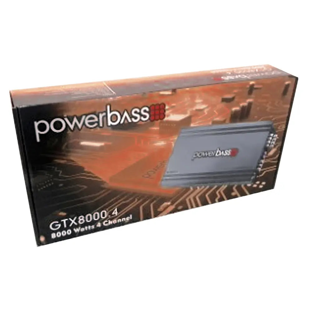 Powerbass GTX8000.4 4-Channel Amplifier (8000W) – Max Motorsport