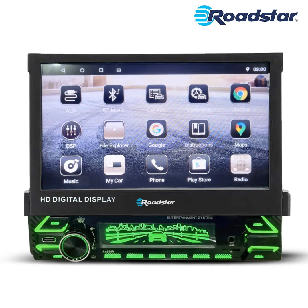 Roadstar 7 Inch Multimedia Automatic In-Dash System With Apple Carplay ...
