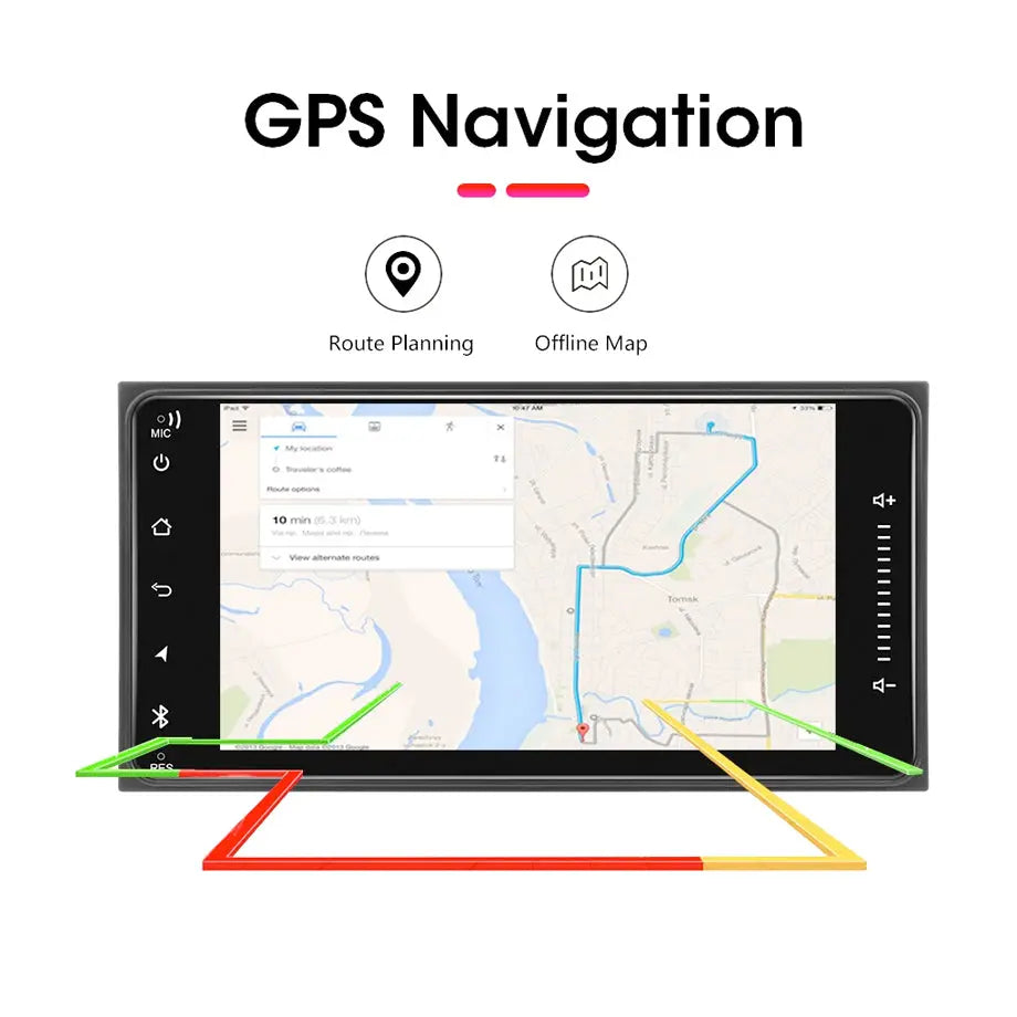 Roadstar - 7 Inch Toyota Android Multimedia Unit With Apple Airplay ...