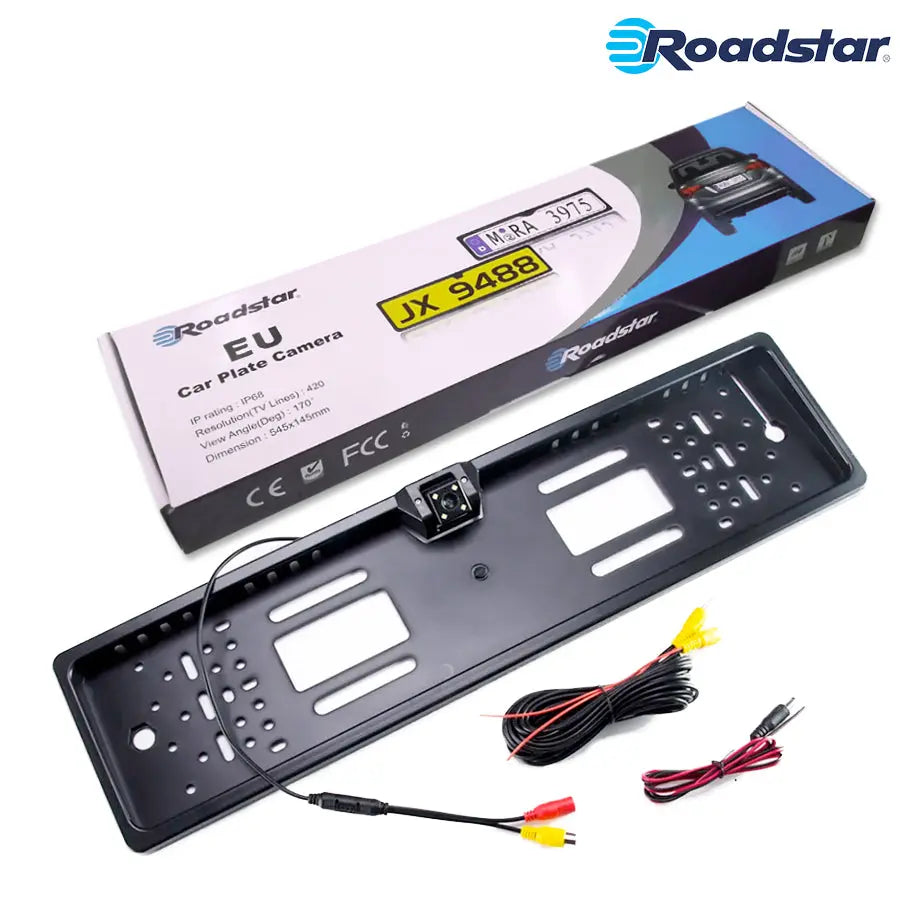 Roadstar Universal Front / Rear Number Plate Holder With Built-In LED ...