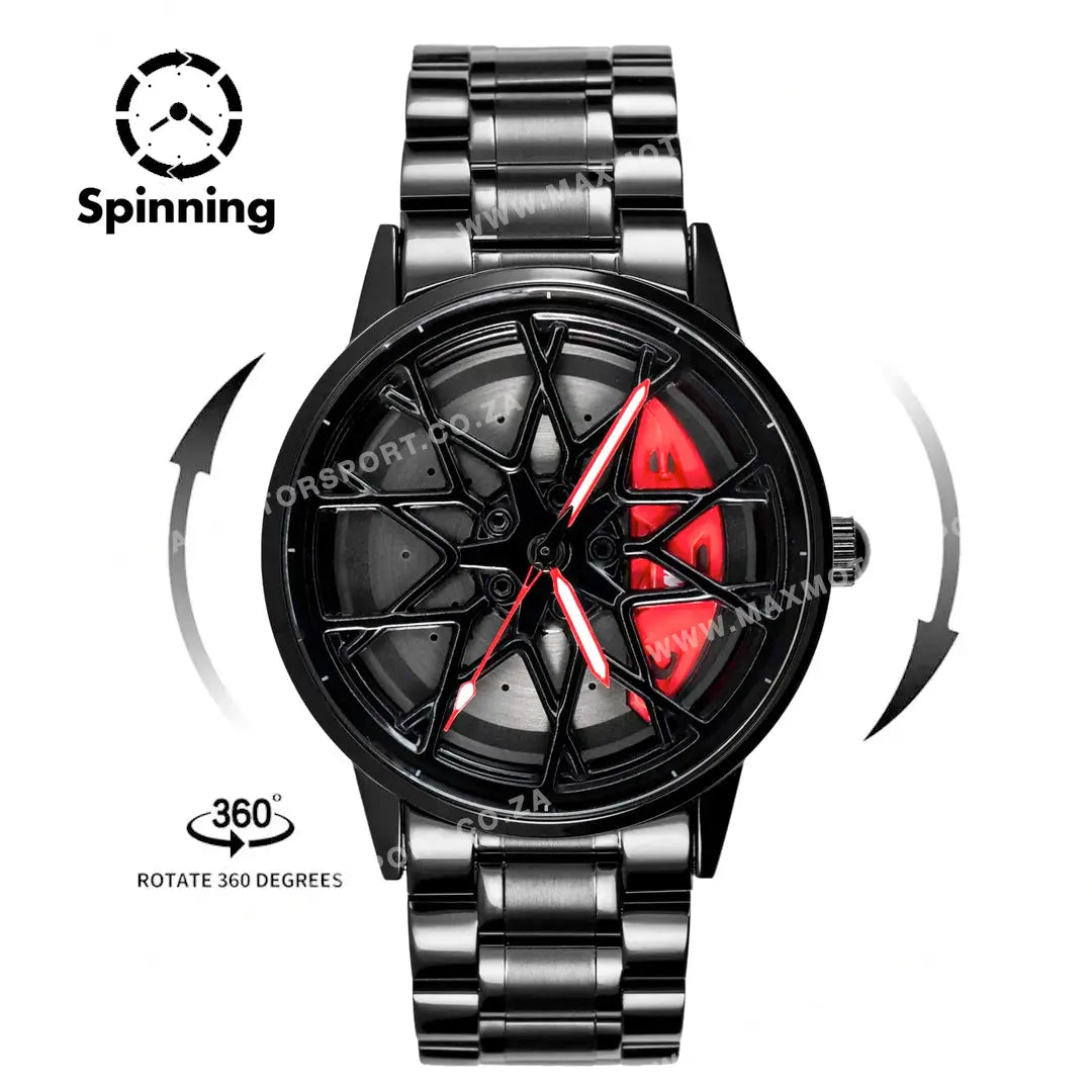Sports Car Rim Wheel Watch - BM M8 Spinning Face – Max Motorsport