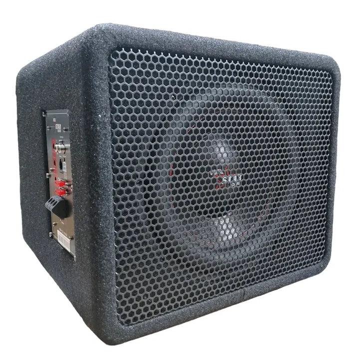 Star Sound Cube Series 10″ Compact Subwoofer Enclosure with Built-In A ...