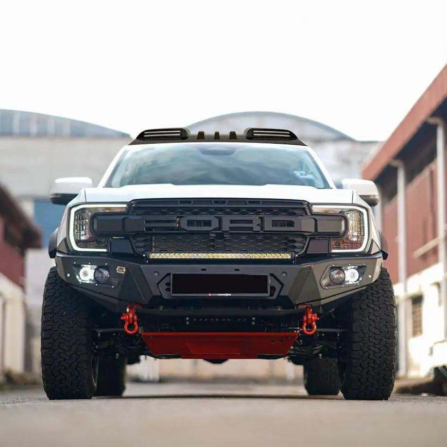 Ford Ranger (12-On) Roof Spoiler With LED (Matte Black) – Max Motorsport