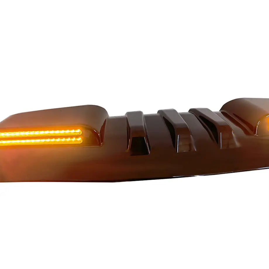 Ford Ranger (12-On) Roof Spoiler With LED (Matte Black) – Max Motorsport