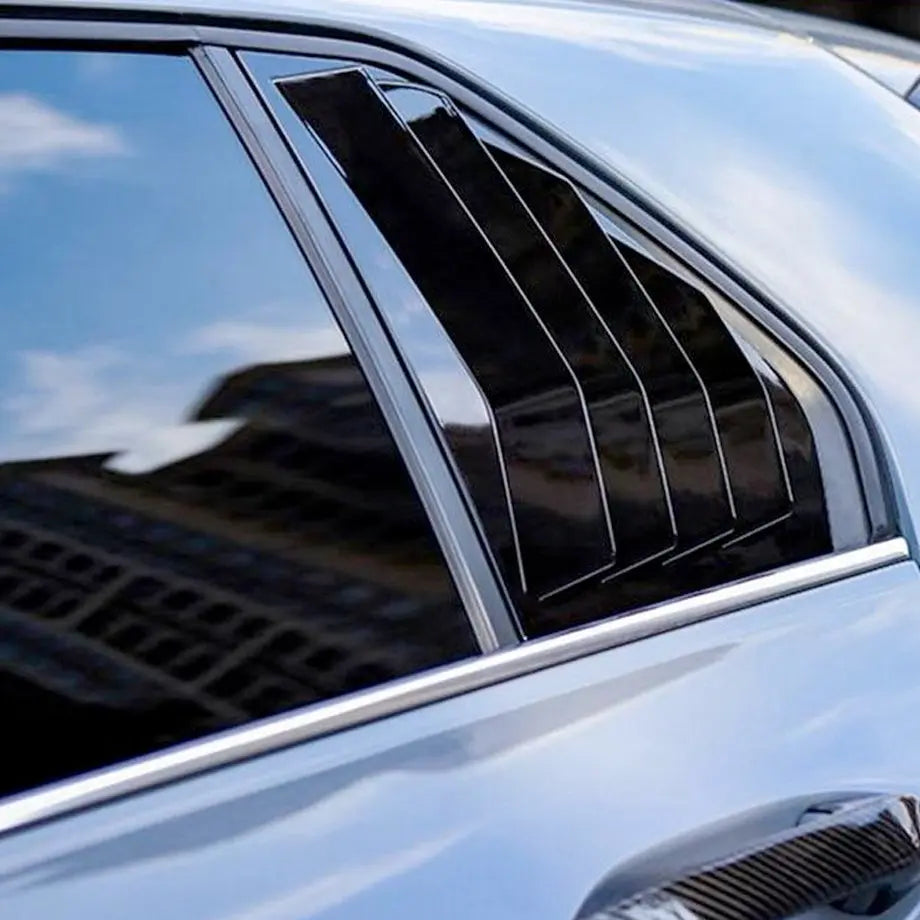 Suitable To Fit - VW Golf 8 Gloss Black Plastic Side Window Louver ...