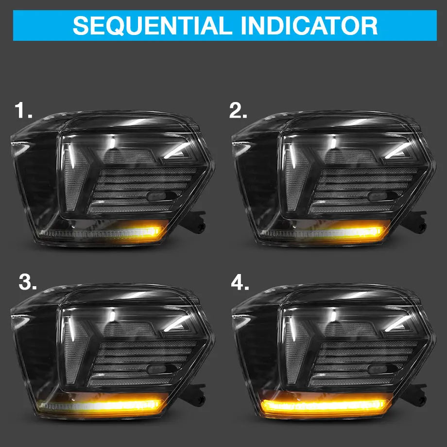 Suitable To Fit - VW Polo 8AW (18-21) Smoked Black LED Sequential Tail – Max Motorsport