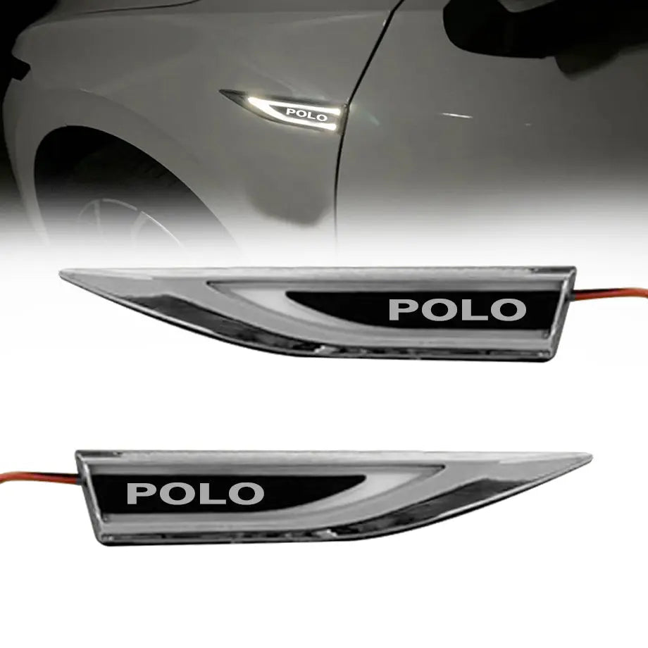 Suitable To Fit - VW Polo LED Light Up Side Fender Badge (Pair) – Max ...