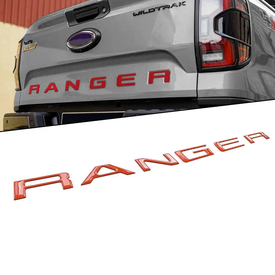 Suitable To Fit - Ranger Next Gen Tailgate Lettering Kit (Red) – Max ...