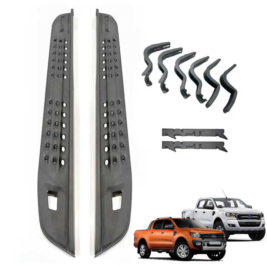 Suitable To Fit - Ranger T6/ T7 / T8 (12-21) Raptor Style Side Steps ...