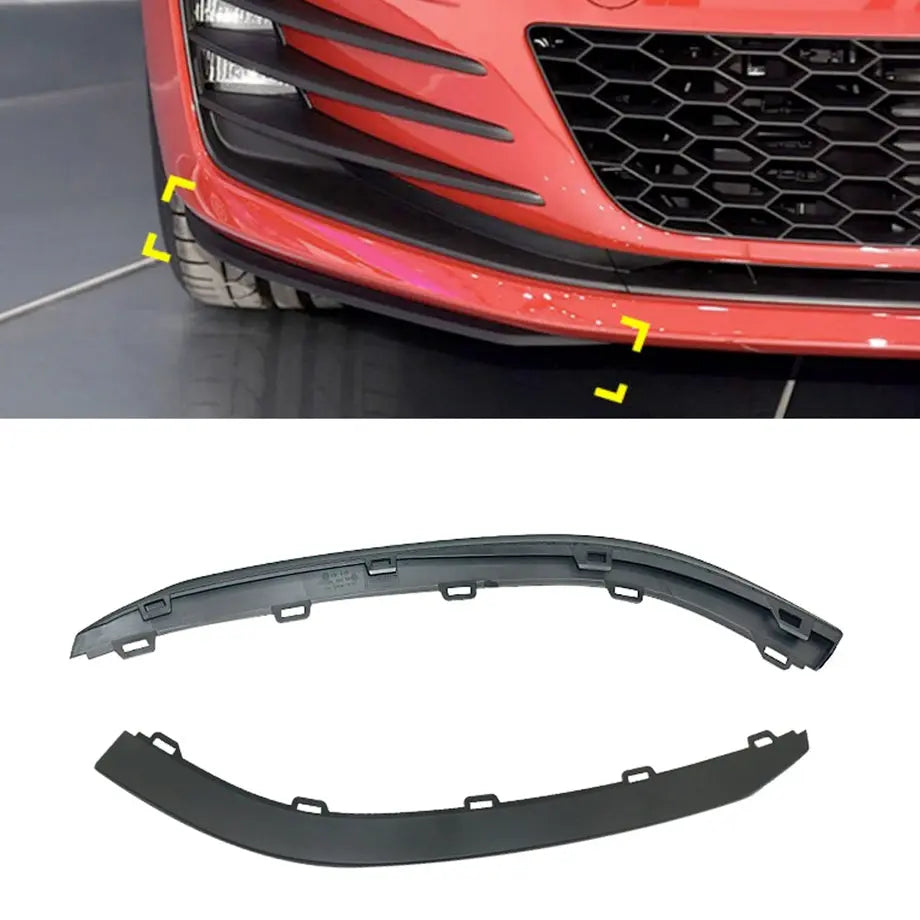Suitable To Fit - VW Golf 7 GTI OEM Style Front Bumper Splitter – Max ...
