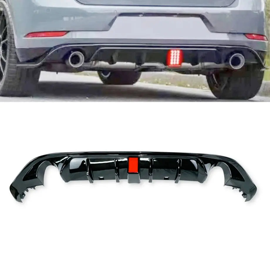 Suitable To Fit - VW Golf 7.5 GTI TCR F1 Style Gloss Black Diffuser ...