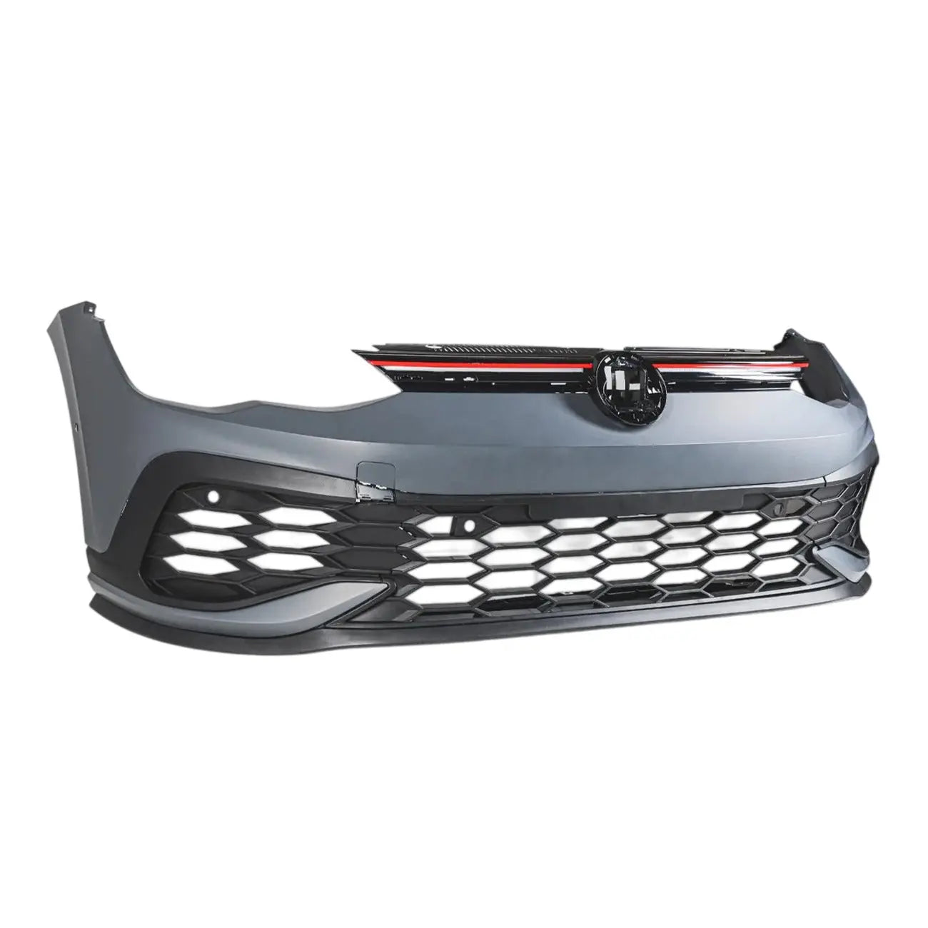 Suitable To Fit - VW Golf 8 Clubsport Style Plastic Front Bumper Upgra ...