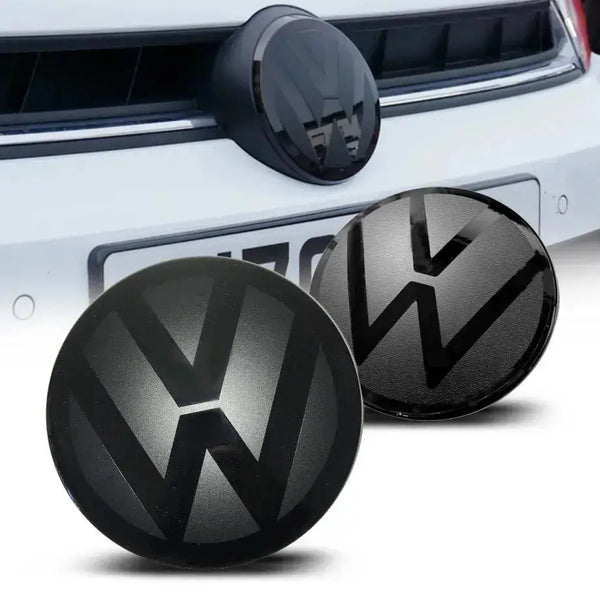 VW Polo (14-18) Gloss Black Stick On Emblem Badge – Max Motorsport